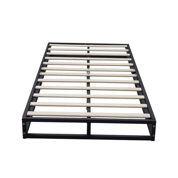17 Stories BASICS Metal Platform Bed Frame With Slatted Frame | Wayfair.co.uk